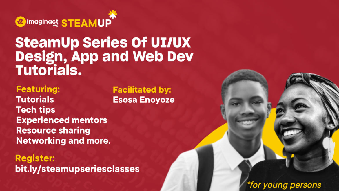 SteamUp Series Of UI/UX Design, App and Web Dev Tutorials | Imaginact